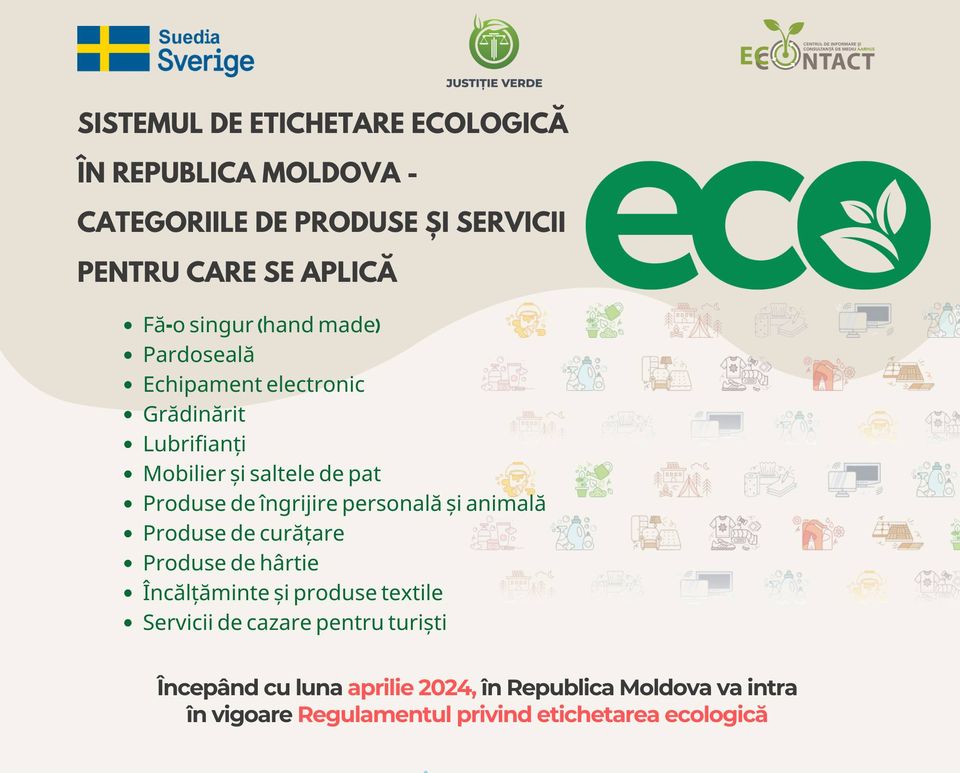 Sistemul de etichetare ecologică în Republica Moldova – categoriile de ...