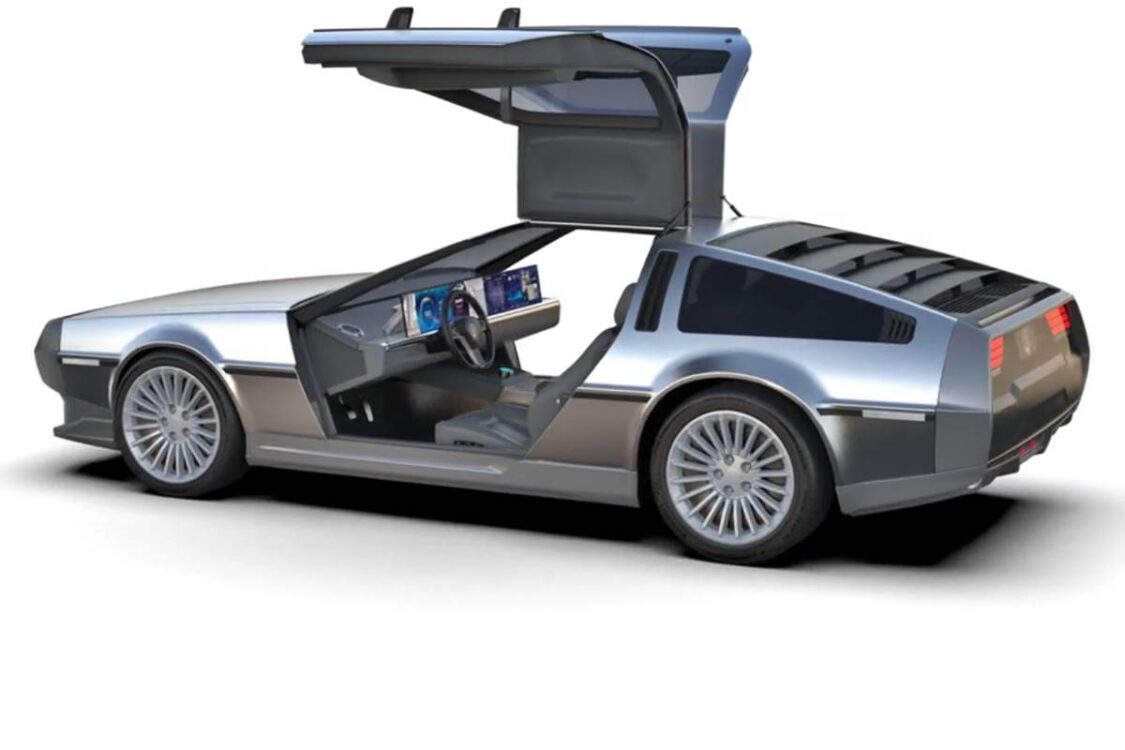 DeLorean DMC-12 din filmul artistic „Înapoi în viitor” a fost transformat într-o mașină ...