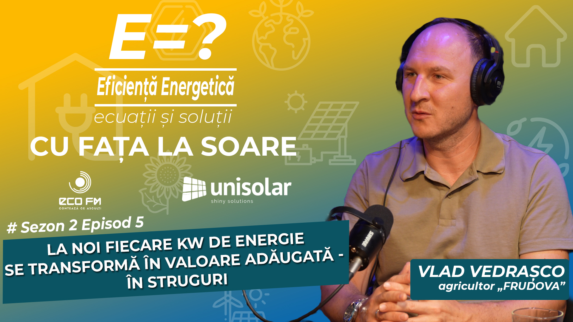 Cu Fata la Soare. episod 5 I Interviu - Vlad Vedrașco - EcoFM